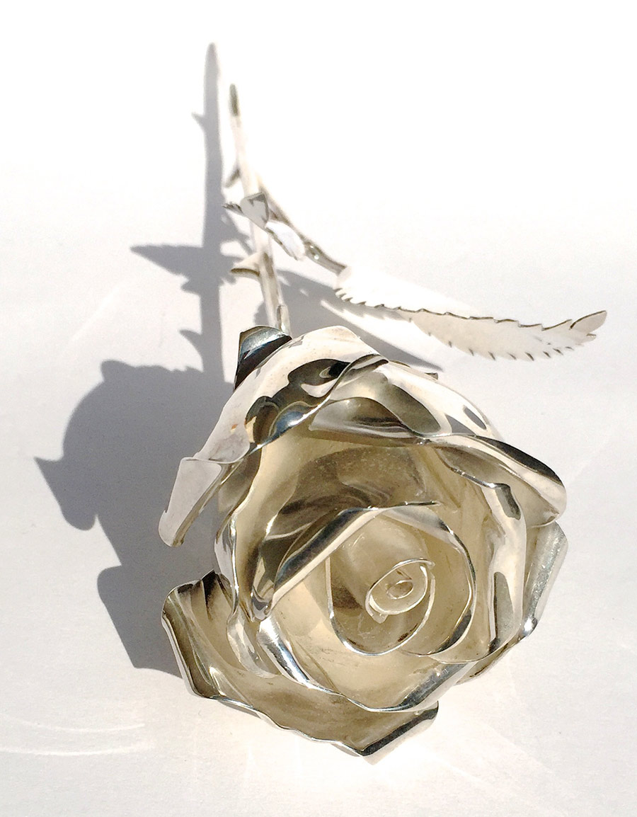 Glyndebourne Silver Rose - Creative Fabrications