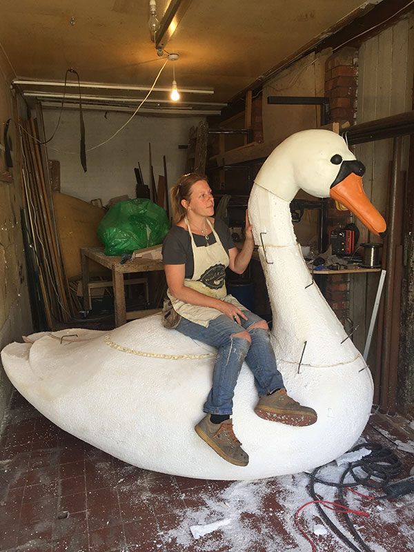 Cinderella Flying Mechanical Swan - Creative Fabrications